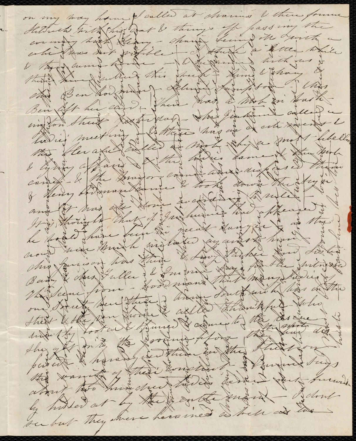 Crossed Letter